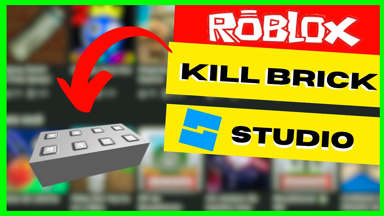 Como fazer um Kill Brick no ( Roblox Studio ) - YouTube