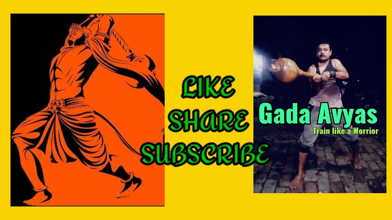 Gada Avyas | Full body workout with Gada or Mace | Mace glow #gada # ...