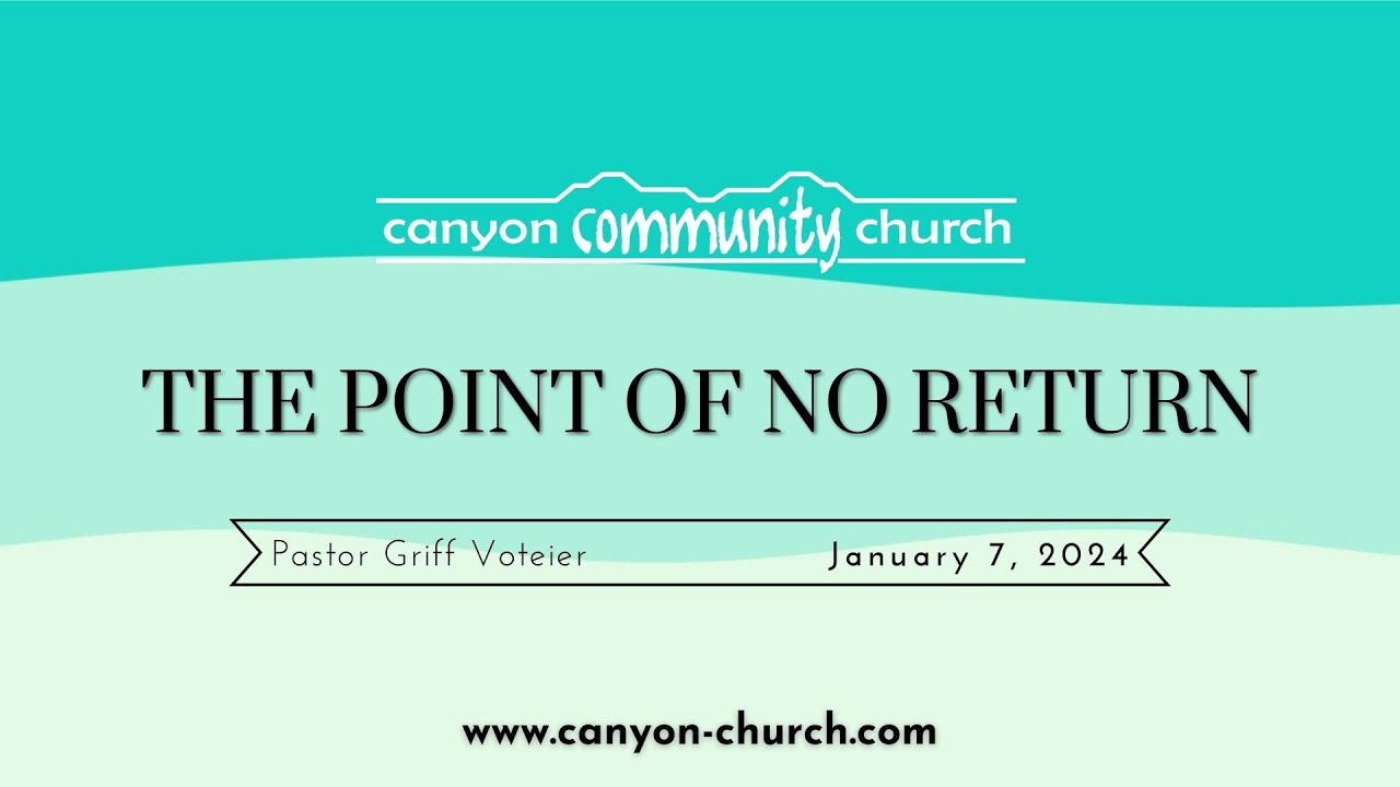 The Point of No Return - YouTube