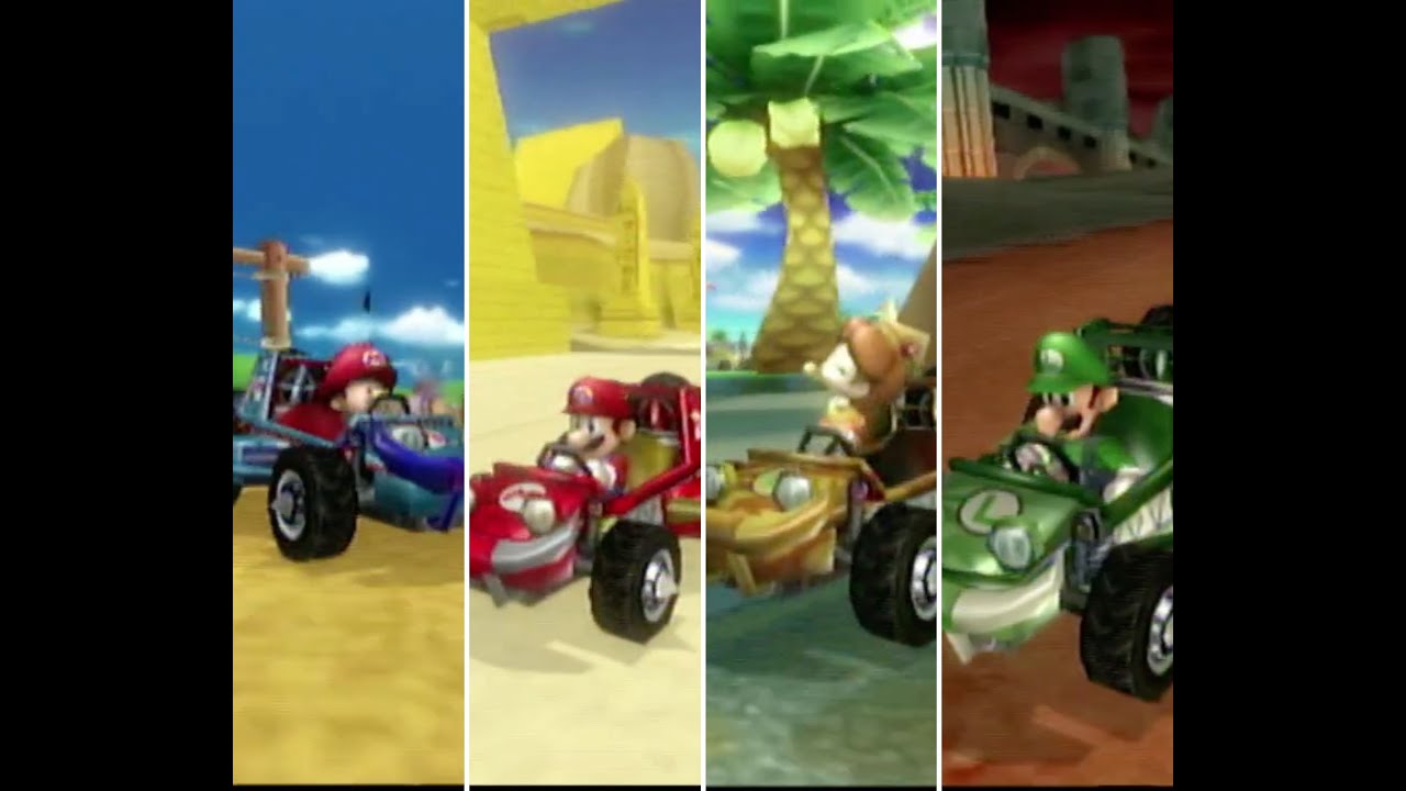 MKWii Every lightweight and mediumweight characters driving on ...