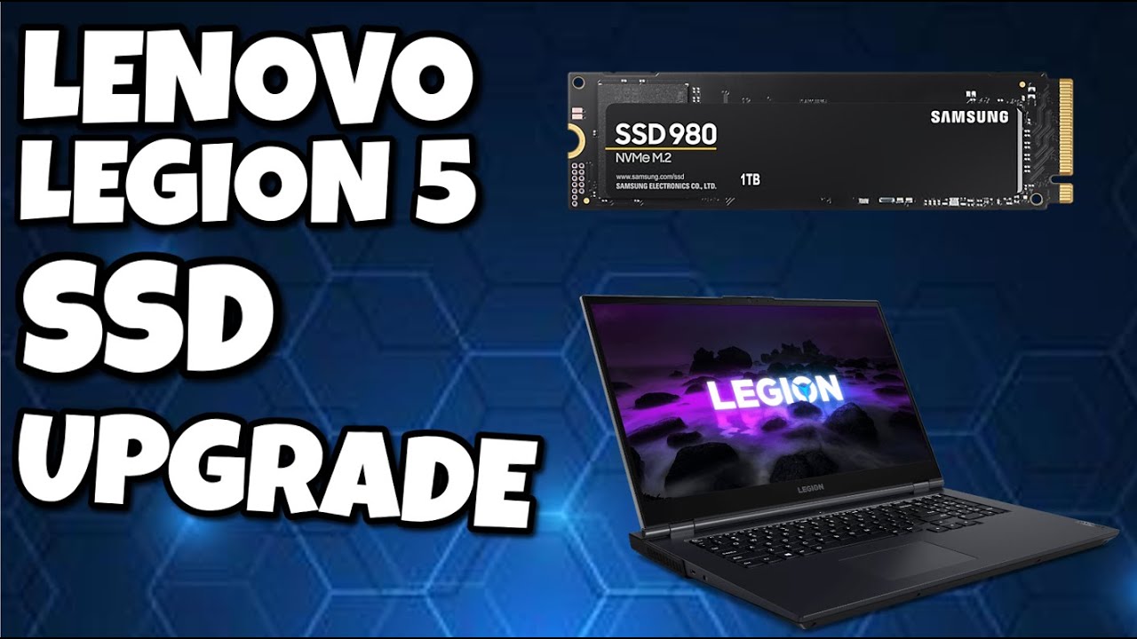 Lenovo Legion 5 17-inch M.2 SSD Upgrade [English] - YouTube