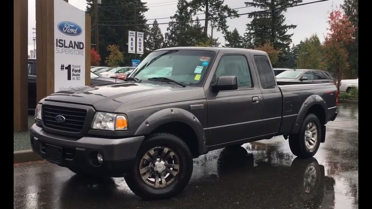 2009 Ford Ranger Sport, A/C, Sirius, 5.5 Foot Box Review|Island Ford ...