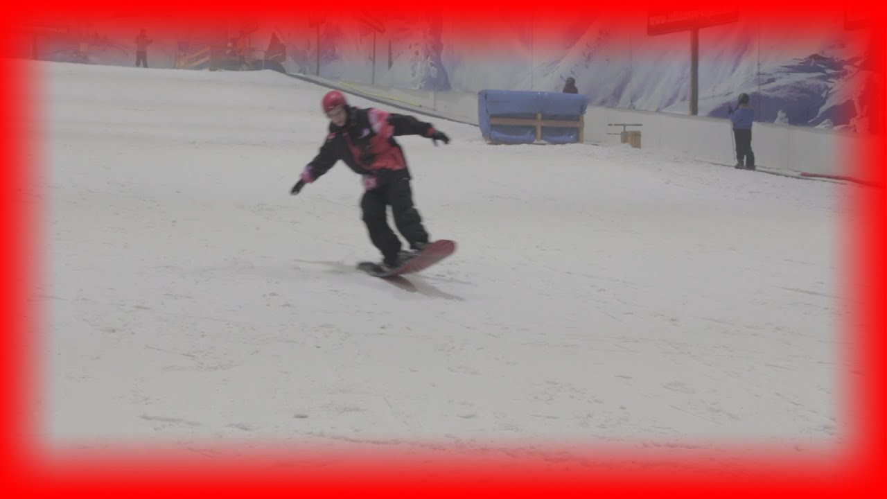 Snowboard Pistentricks Teil 1: Nosepress & Tailpress - YouTube
