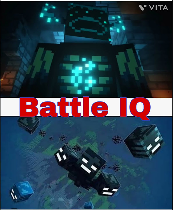 Warden Vs Wither Minecraft Youtube
