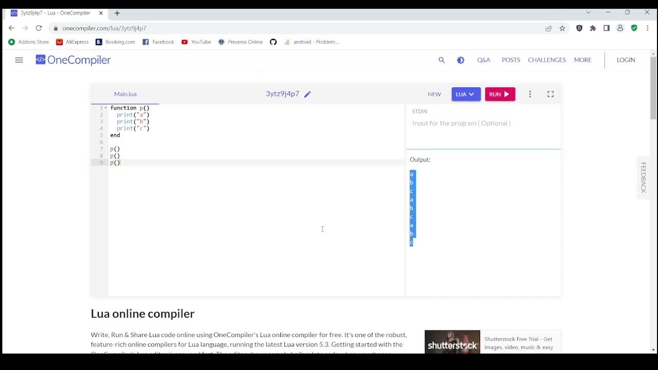 Tutorial Lua Untuk Pemula PART 5 : Function - YouTube