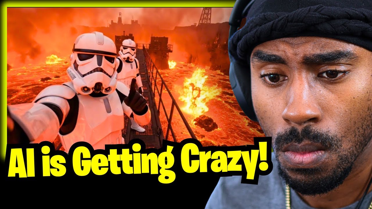 K Dre Reacts to AI Awesome Stormtrooper VLOG: Mustafar Volcano Patrol ...
