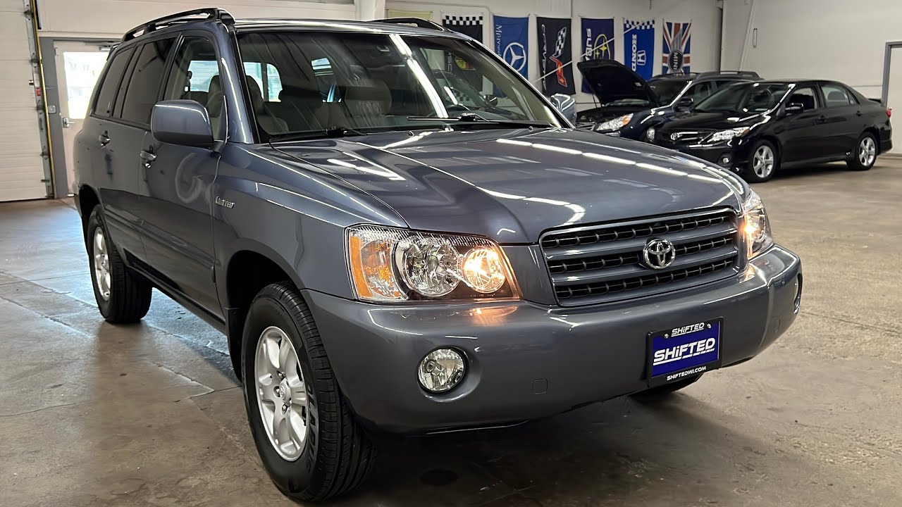 2002 Toyota Highlander Limited 4WD Extended Condition - YouTube