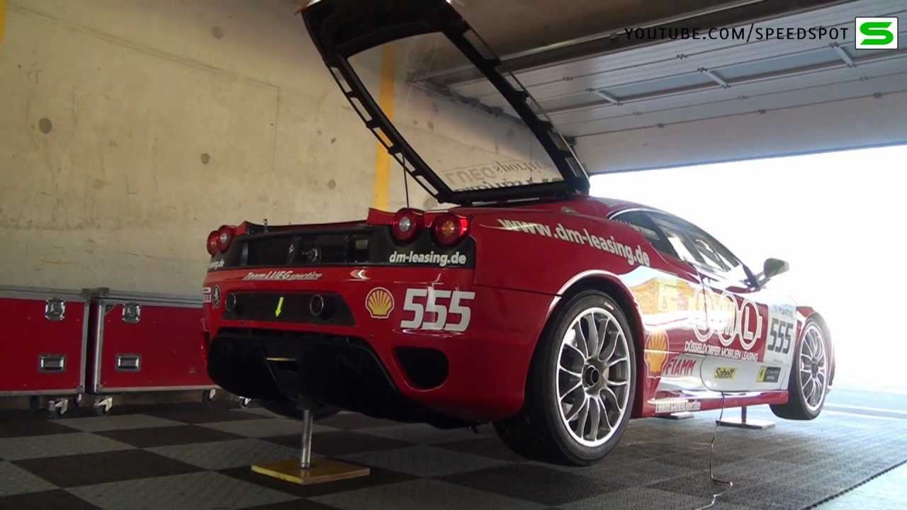 Ferrari F430 GT2 on the track! - YouTube