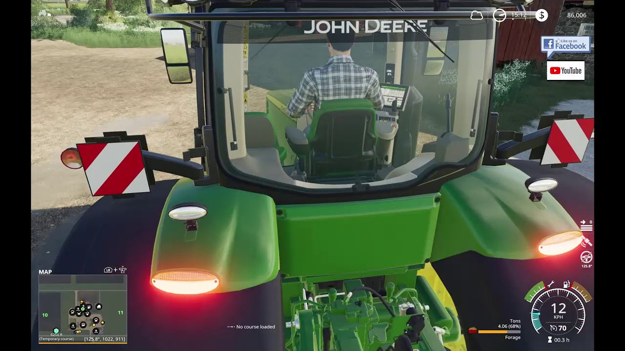 Lazy Acres Farm, time lapse, feeding pigs and cows, harvesting corn for ...