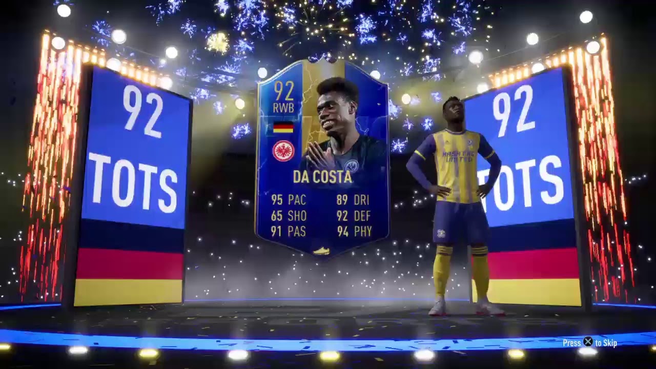 Fifa 19 Tots Danny da costa - YouTube