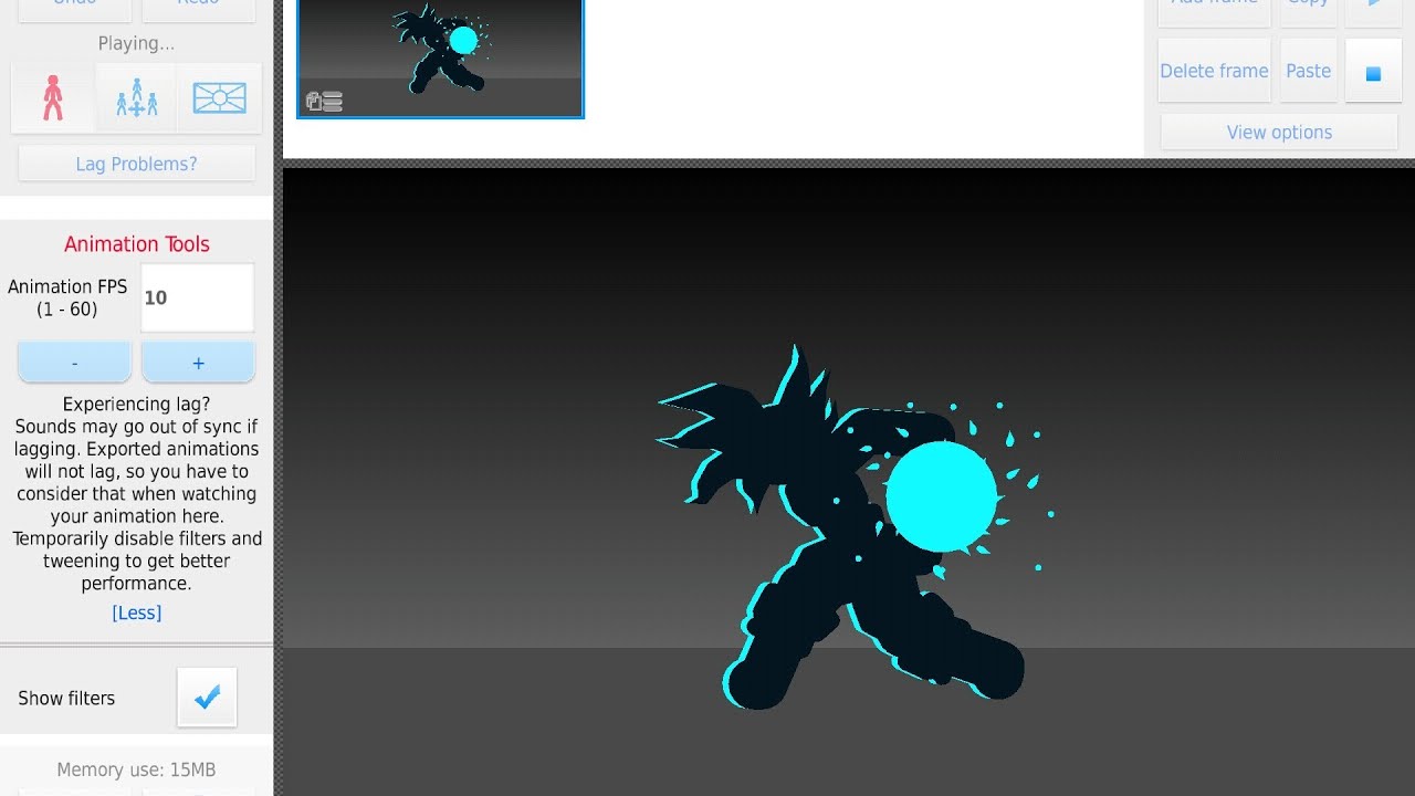 Watch me animate - sticknodes (kamehameha) - YouTube