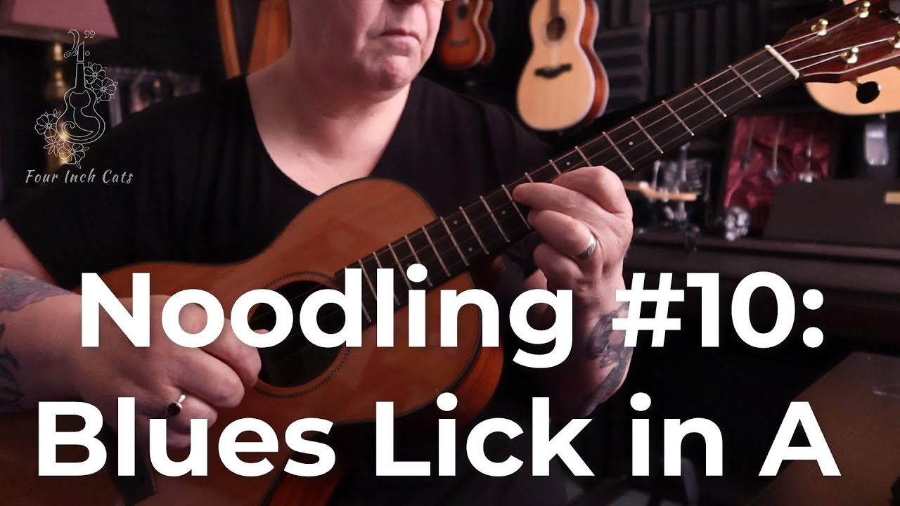 Blues Lick in A (Baritone Ukulele) - YouTube