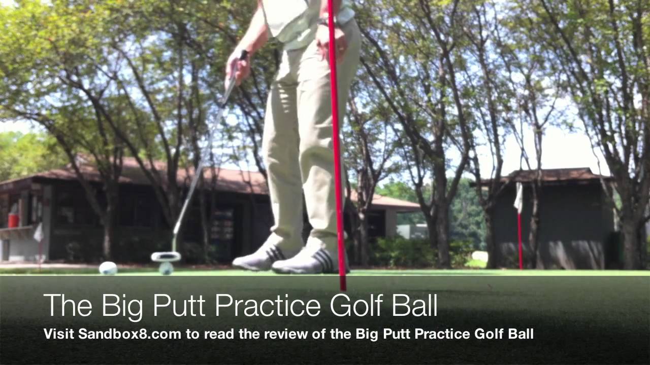 The Big Putt Practice Golf Ball - YouTube