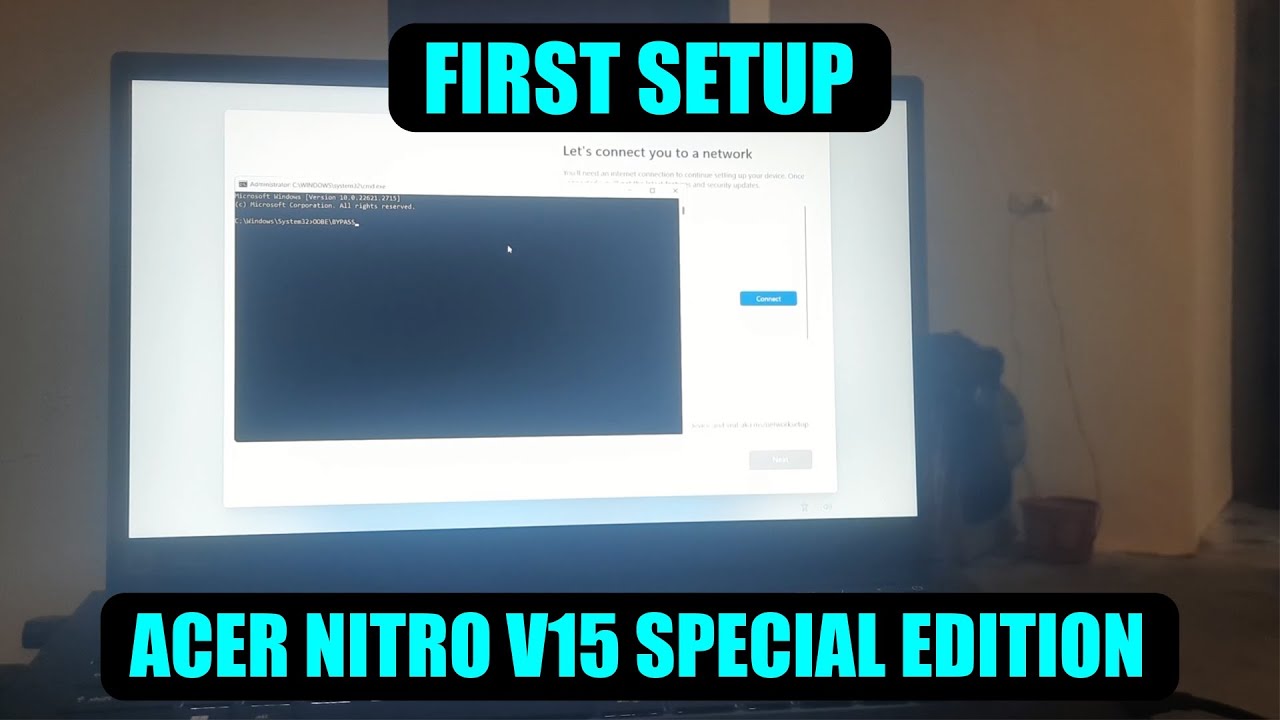 FIRST SETUP WINDOWS 11 DI LAPTOP ACER NITRO V15 SPECIAL EDITION ...