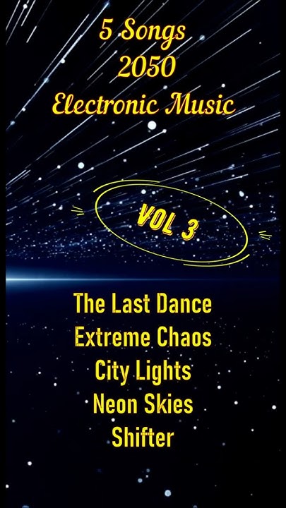 5 Songs 2050,Vol 3,Electronic Music, #2050 #electronic #electronicmusic ...