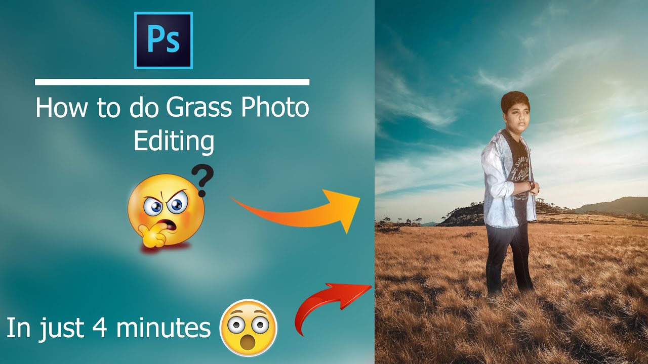 How to do grass photo editing in Photoshop CC | Tutorial for beginners ...