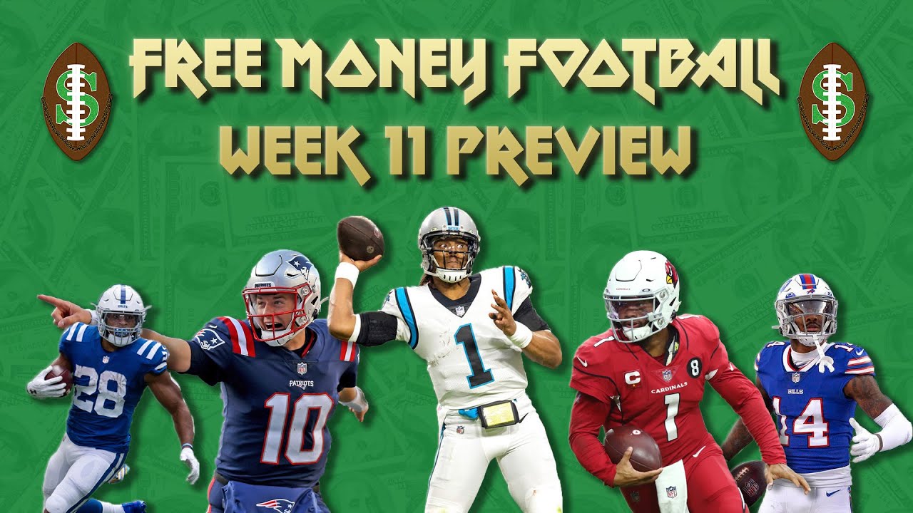 Free Money Football Week 11 NFL Betting Preview - YouTube