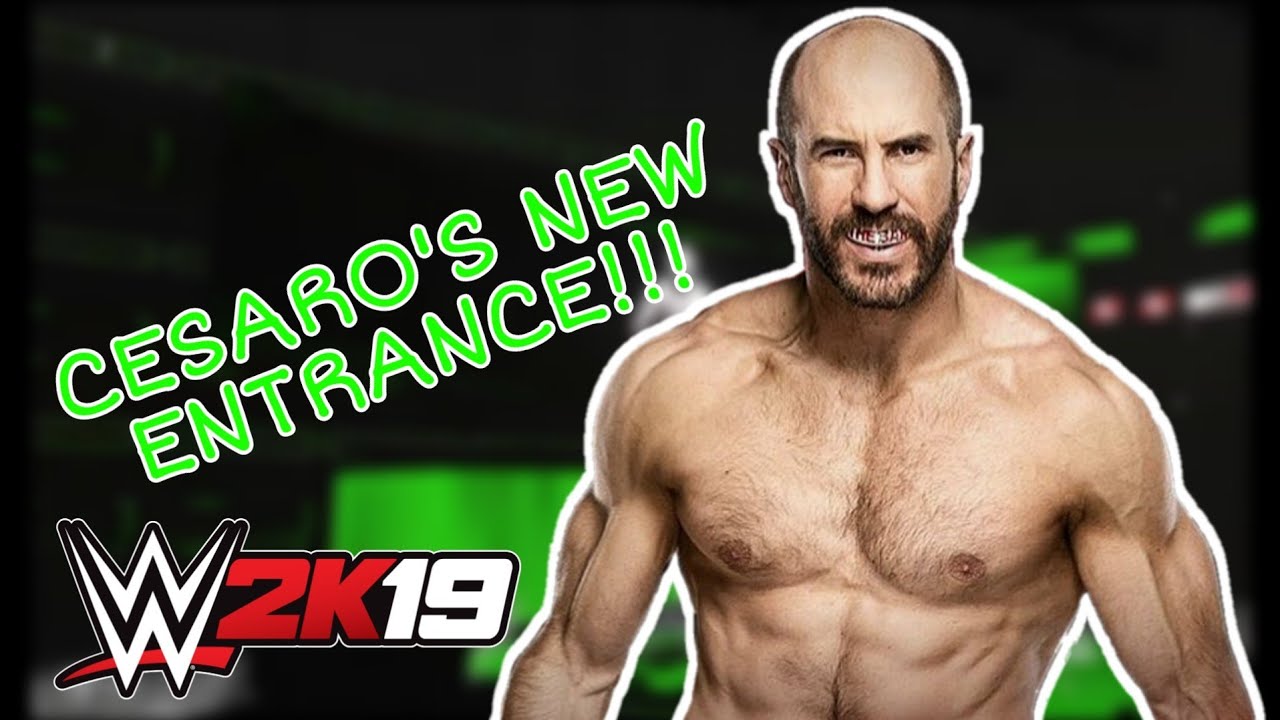 |WWE 2K19| |Cesaro updated ENTRANCE!! w/updated ATTIRE!!| | - YouTube