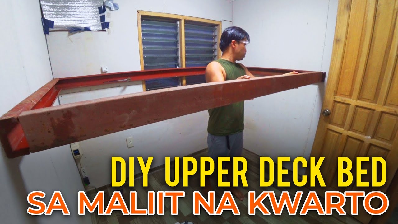 Gumawa ako ng upper Deck sa aking kwarto | Small Room With Upper Deck ...