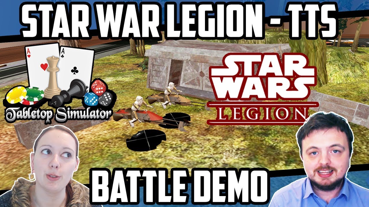 Star Wars Legion - Battle Demo - Tabletop Simulator - YouTube