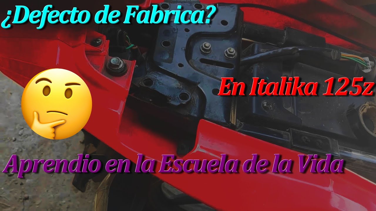 Problemas con Italika 125z | Se Rompió el chasis | Portabultos puede ...