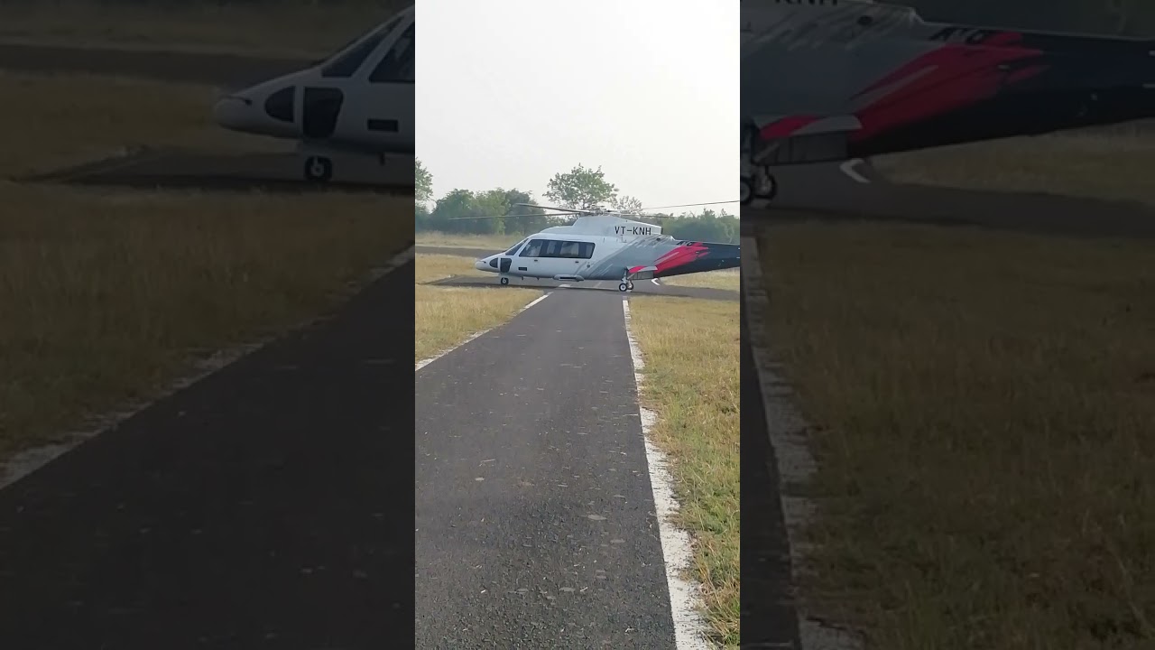 Helicopter Take-off (VT-KNH ) 01/12/2021 - YouTube