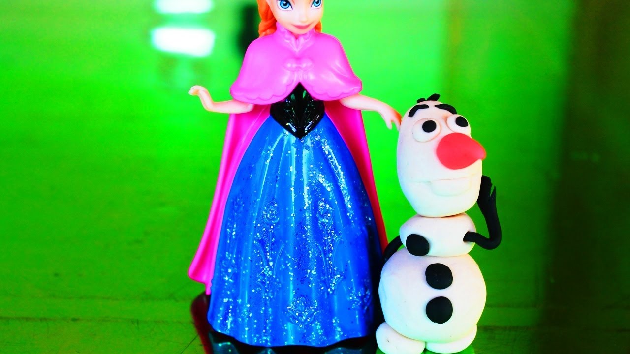 Play-Doh OLAF Disney Frozen Snowman Princess Anna Doll - Play Doh ...