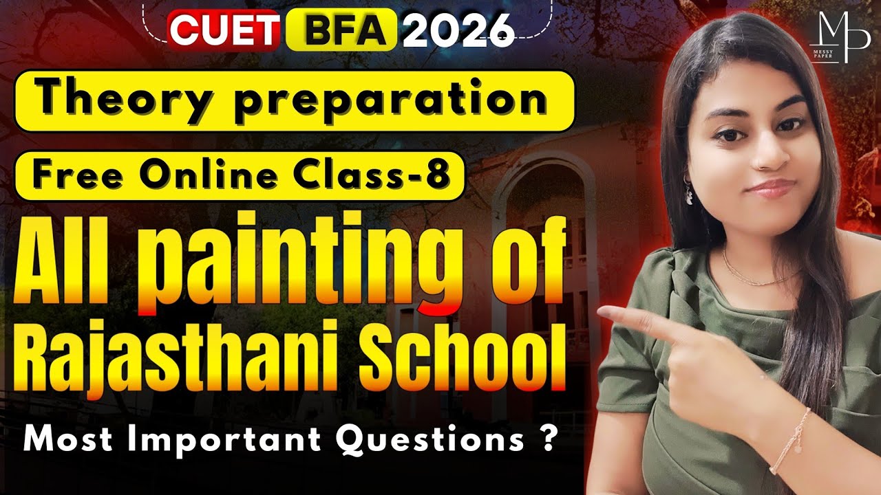 Rajasthani School of Miniature Painting (Part-6) |NCERT Fine Art Class ...