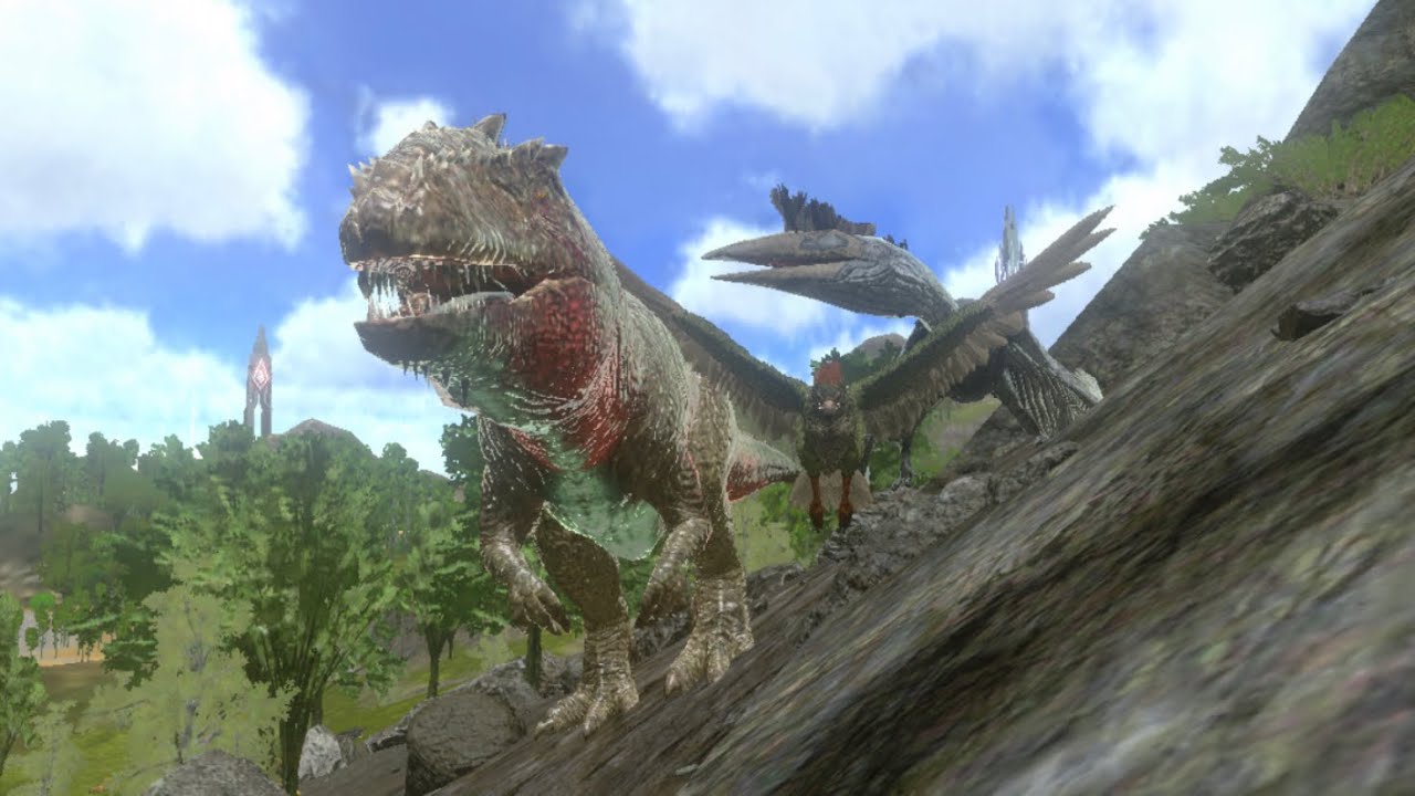 Taming Giganotosaurus Ark Mobile Youtube