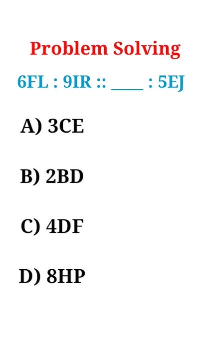 Problem Solving Question 36 | APICET |TSICET | SSC EXAMS @compitativeheadlines - YouTube