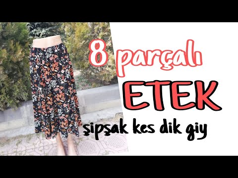 PRATİK 8 PARCALI ETEK KALIBI NASIL HESAPLANIR