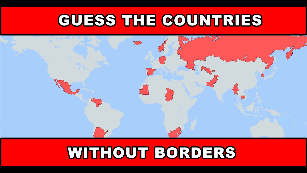 GEOGRAPHY QUIZ | Identify the Countries on a Borderless Map! - YouTube