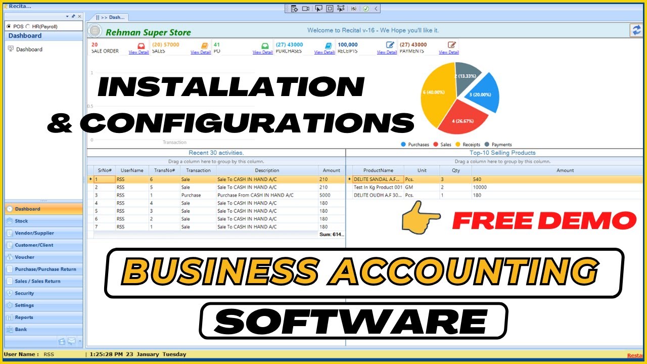 Business Accounting Software | Configurations | How to Download and ...