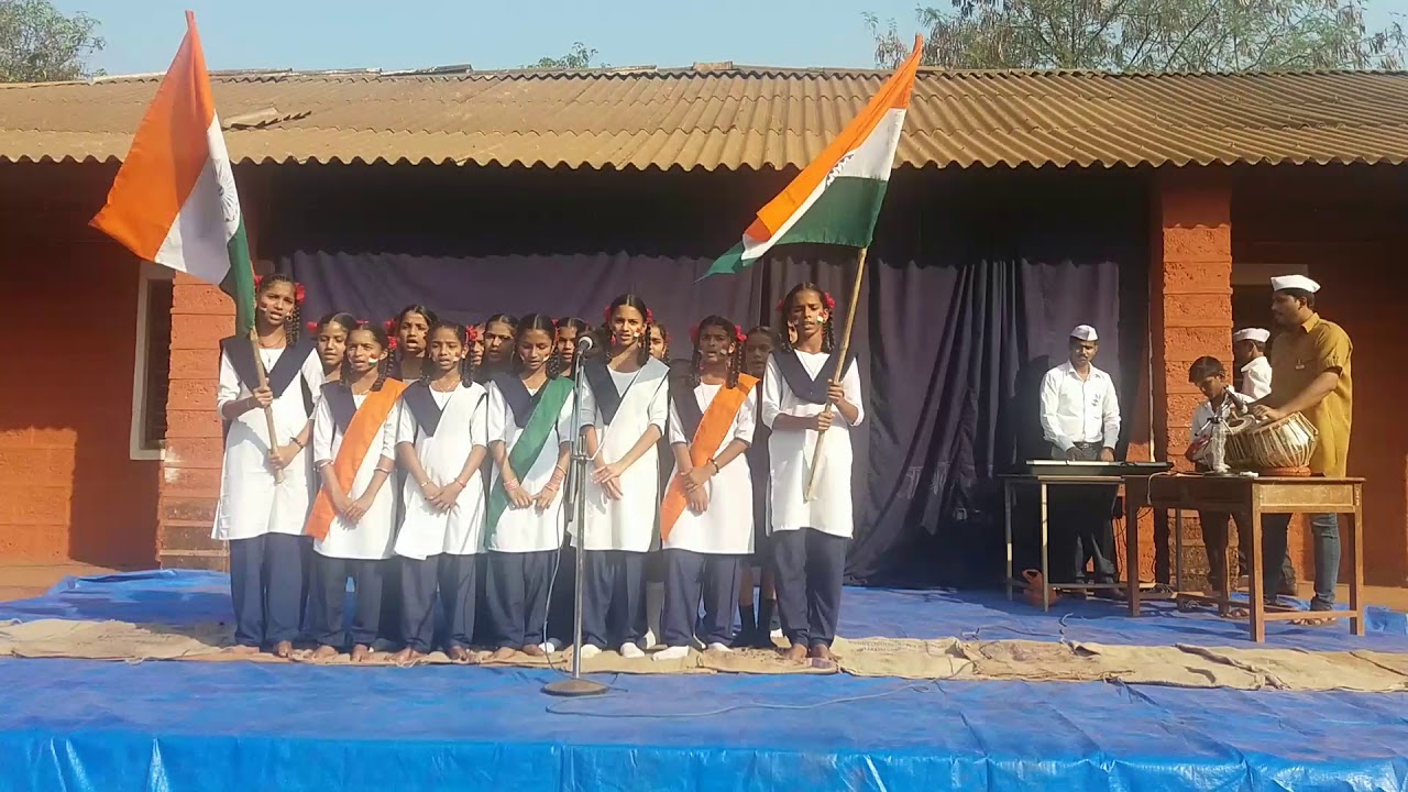 Unch Unch Gaganat Tiranga.. Republic Day in 2017 celebreted in Padel ...