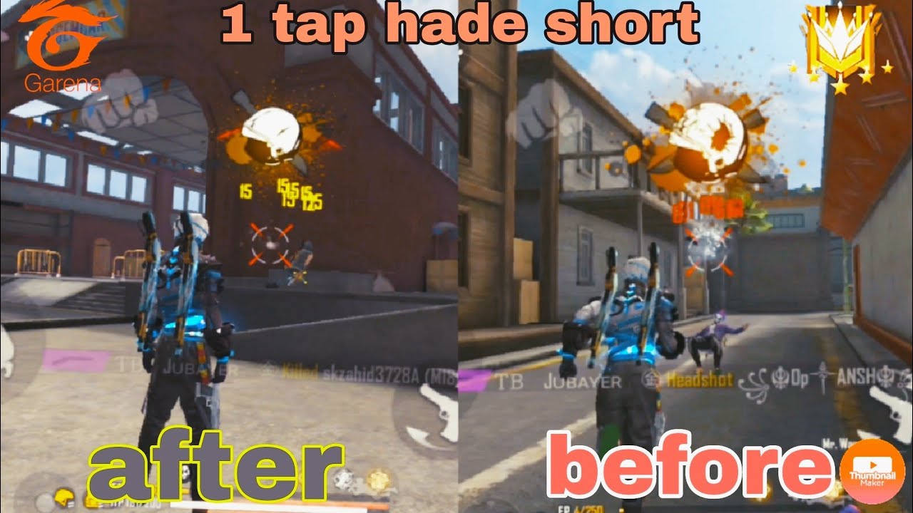 Free fire one tap hade short || free fire hade short trick ||🇧🇩🇧🇷🇨🇮🇮🇷🇮🇹 ...