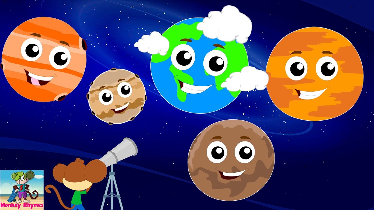 We Are The Planets Song For Toddlers By Monkey Rhymes - YouTube