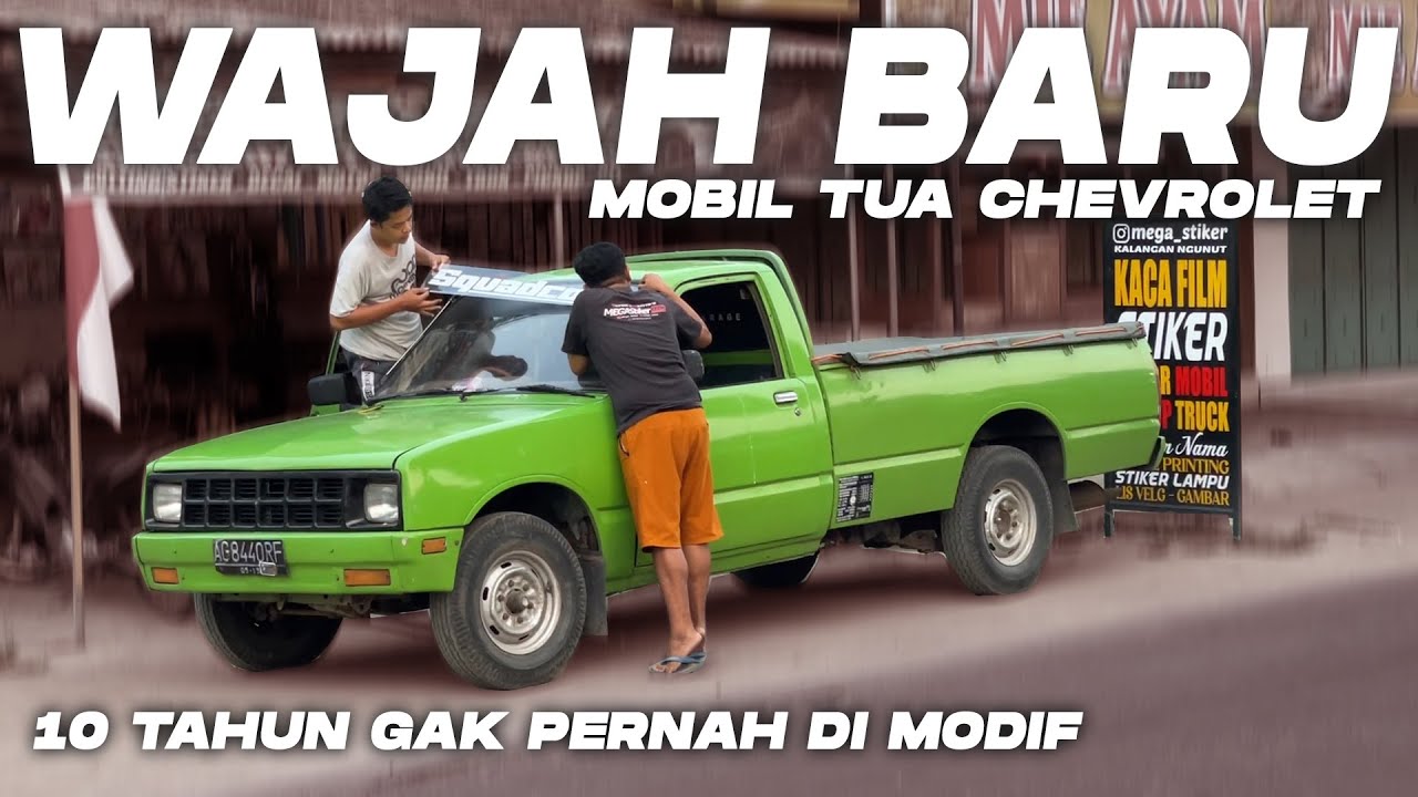 Wajah Baru Biar Ganteng Modif Mobil Tua Pick Up Chevrolet Kiki Core ...