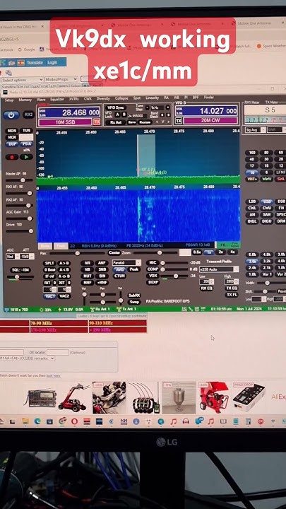 vk9dx norfolk lsland working xe1c/mm on 10m ssb #hamradio #cqdx - YouTube