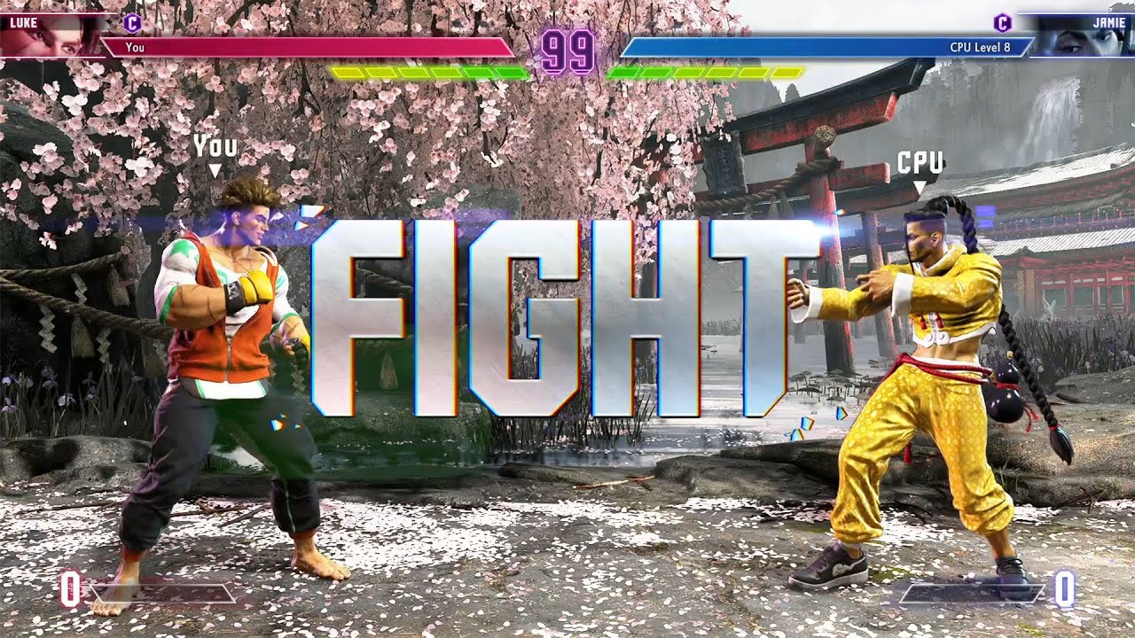 Street Fighter 6 Luke vs Jamie Gameplay No Commentary - YouTube