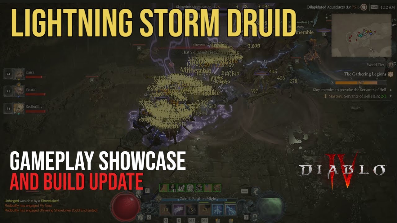 Lightning Storm Druid | Gameplay Showcase + Build Update - YouTube