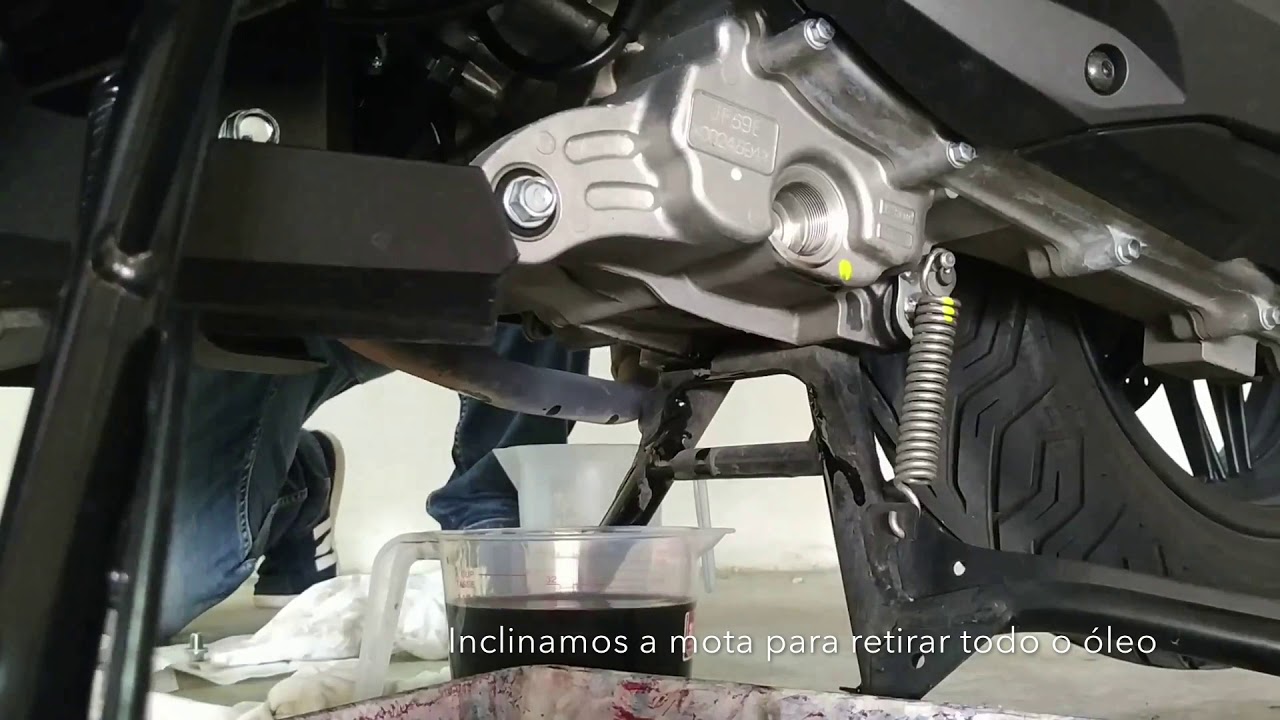 Troca de óleo e limpeza de filtro, Forza 125 (2018) - YouTube