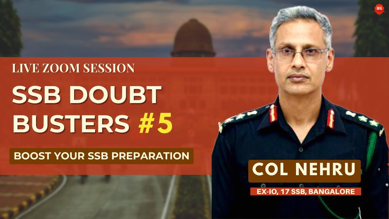 SSB Doubt Clearing Session: Live Q&A with Col Nehru #5 - YouTube