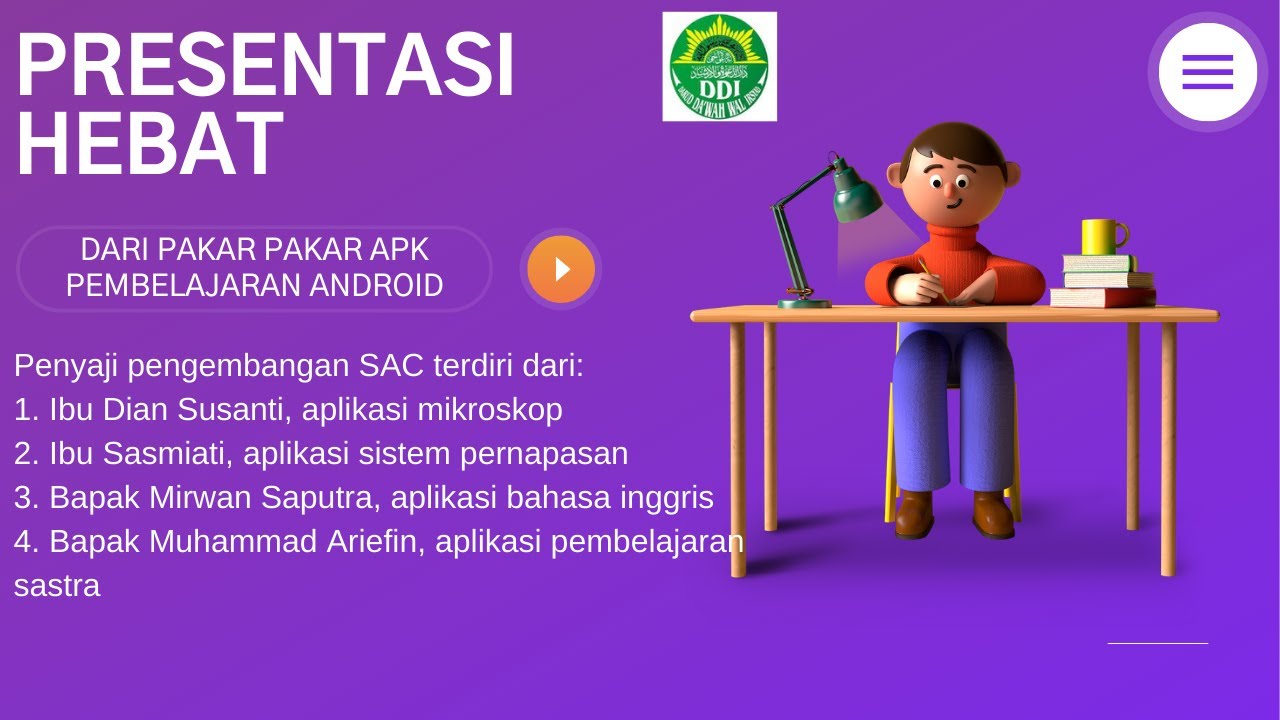 PRESENTASI HASIL KARYA PENGEMBANGAN MOBILE APPS MULTIMEDIA PESERTA ...