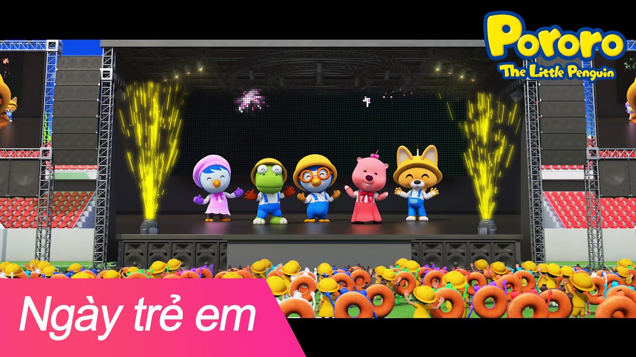 🎉Chúc mừng Ngày của trẻ em | Boggle Boggle | Hãy hát với Pororo! | Vần ...
