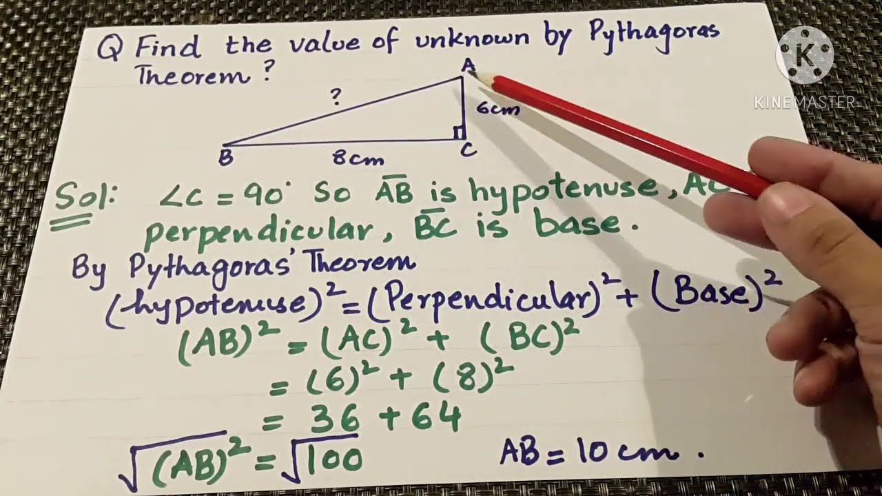 Concept of Pythagoras Theorem.#Basic level.#easysolvingmaths. - YouTube