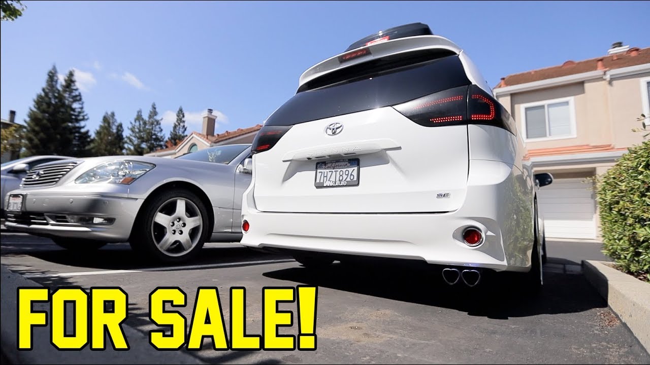 I'M SELLING MY LOWERED TOYOTA SIENNA!!! ): - YouTube