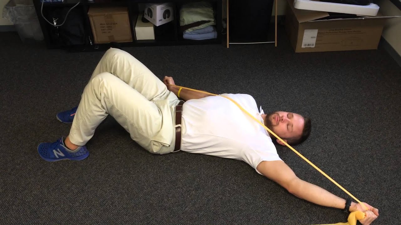 Supine flex-ext cervical rotation - YouTube