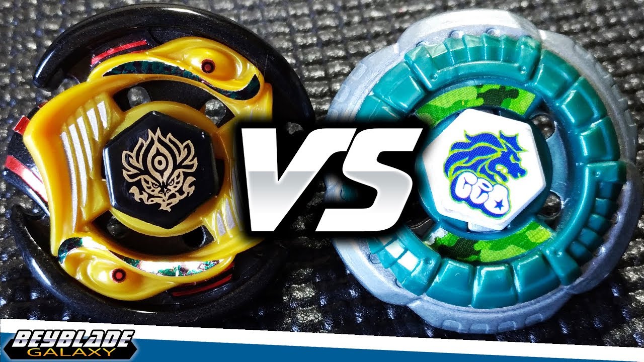 Vulcan Horuseus 145D vs Rock Leone 145WB - [Metal Fight Beyblade ...