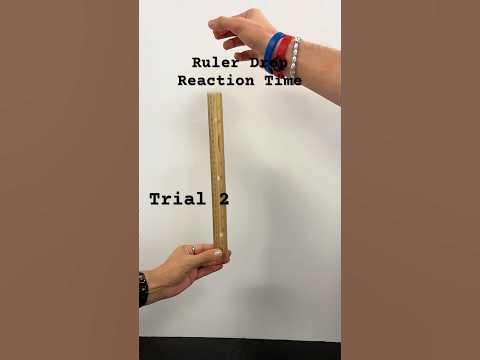 Ruler Drop Reaction Time #physics #freefalling - YouTube