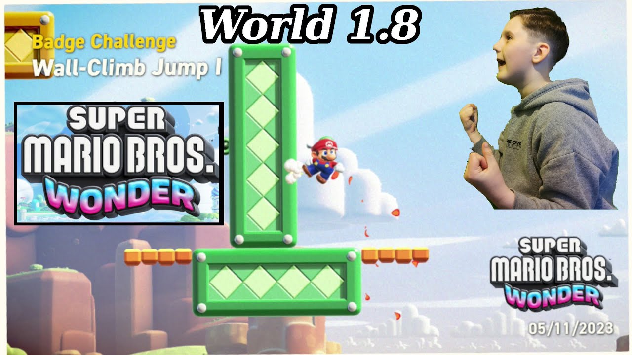 Super Mario Bros Wonder : Wall-Climb Jump! - YouTube